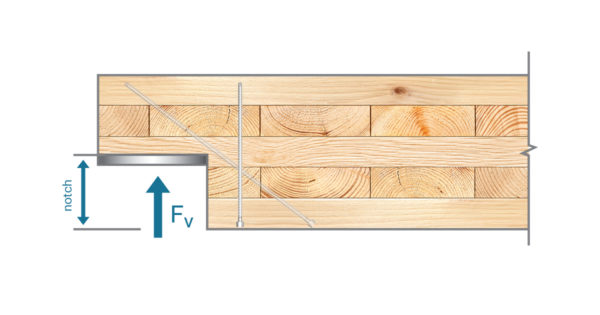 CLT Lap Joint Notch Reinforcement - Mass Timber Connections (MTC) Solutions