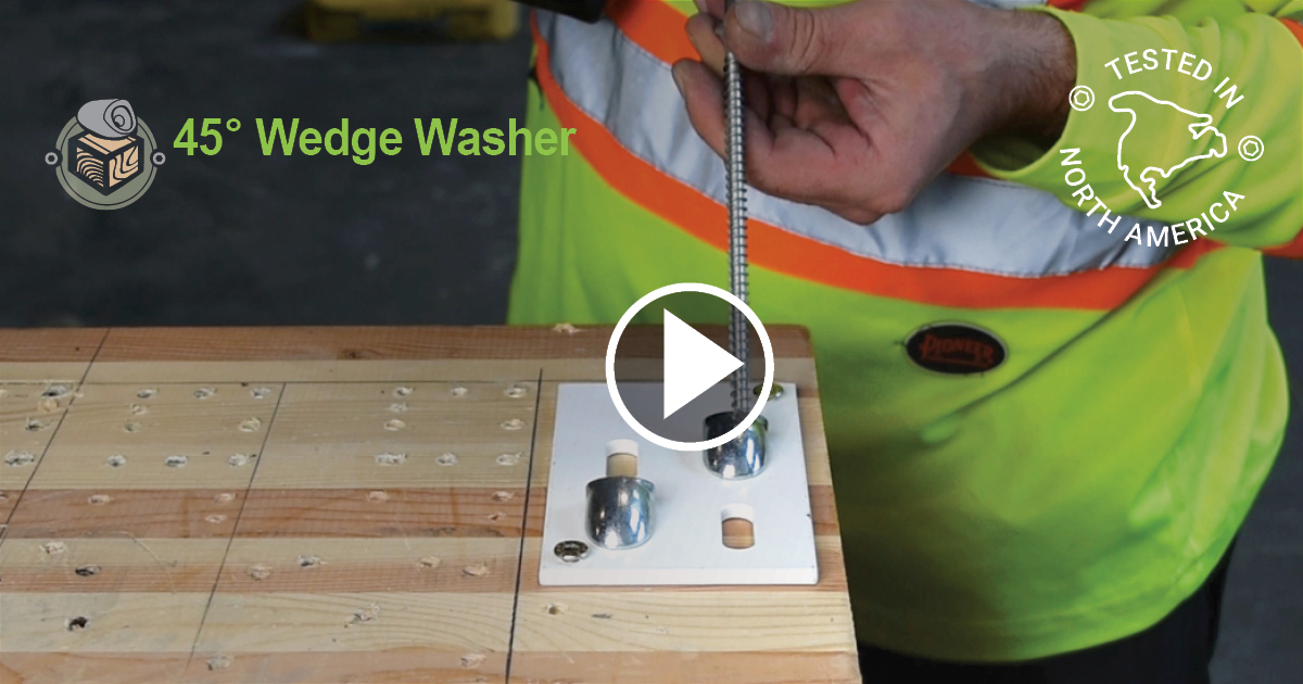 ICC-ESR Approved 45-Degree Washer Installation - Mass Timber ...