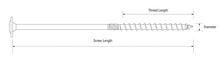 ASSY SK 3.0 | Washer Head | Partially Threaded Structural Screws