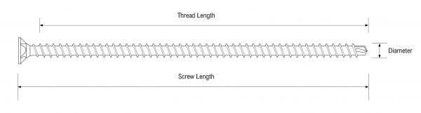 ASSY VG CSK | Counter Sunk Head | Fully Threaded Timber Connector