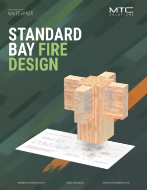 Standard Bay Fire Design - Mass Timber Connections (MTC) Solutions